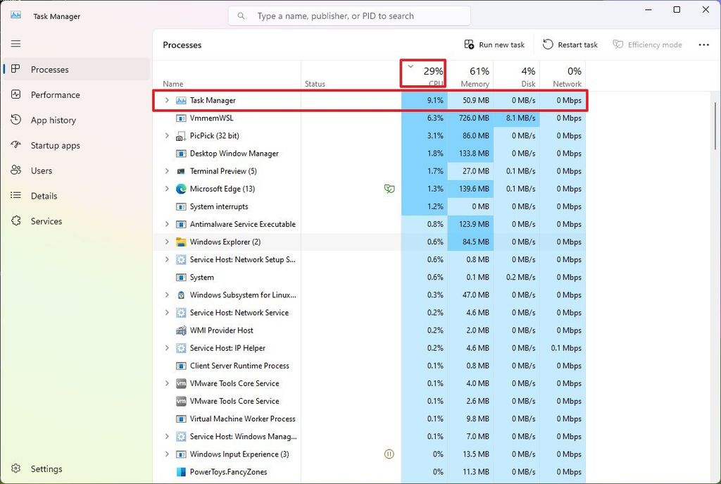 How to force quit processes consuming resources with Task Manager on ...