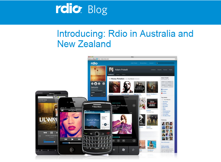 Rdio comes to Australia, New Zealand but Windows Phone app still ...
