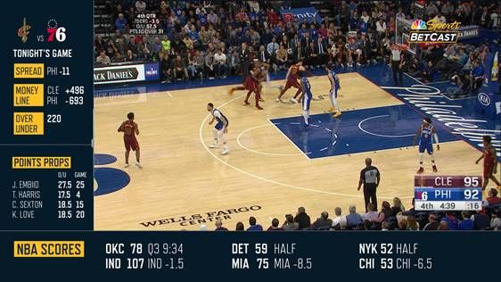 New Graphics to Enhance NBC Sports Philadelphia ‘BetCast’ Coverage | TV ...