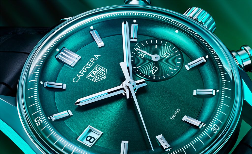 Tag Heuer Carrera ‘Glassbox’ rethought in teal green | Wallpaper*