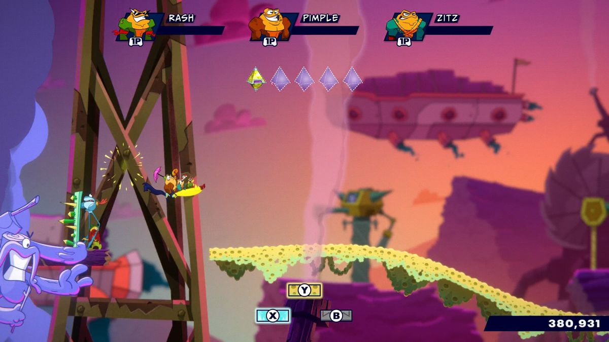 Battletoads Xbox review: A brief budget brawler with party potential ...