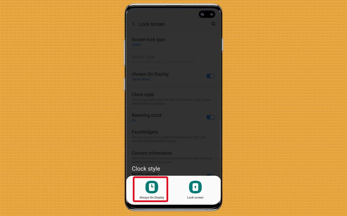 How to Set Up the Galaxy S10's Always On Display | Tom's Guide