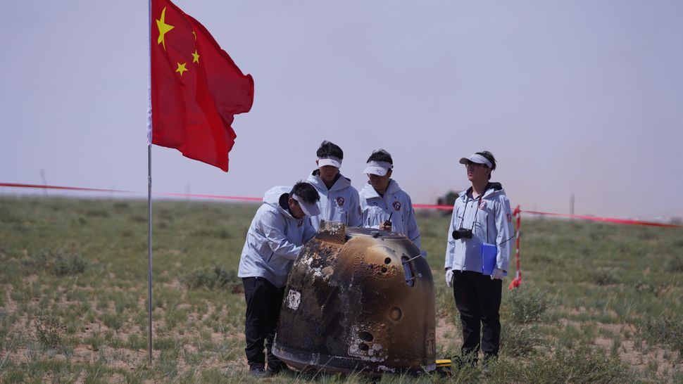 China rover returns historic samples from far side of the moon — and ...