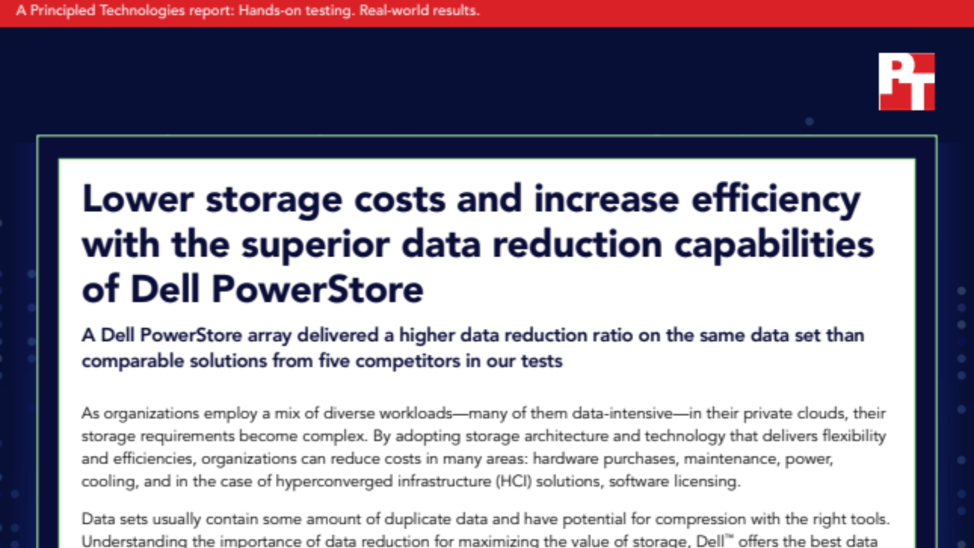 Lower Storage Costs and Increase Efficiency with the Superior Data ...