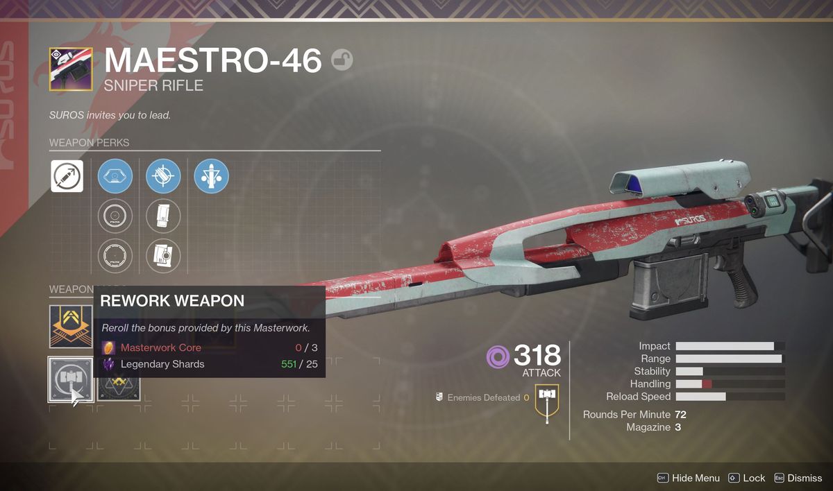 Destiny 2's Masterwork weapons: everything you need to know | PC Gamer