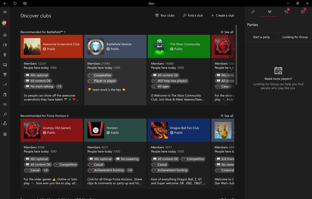 How to join and leave a Club on Xbox One and Windows 10 | Windows Central