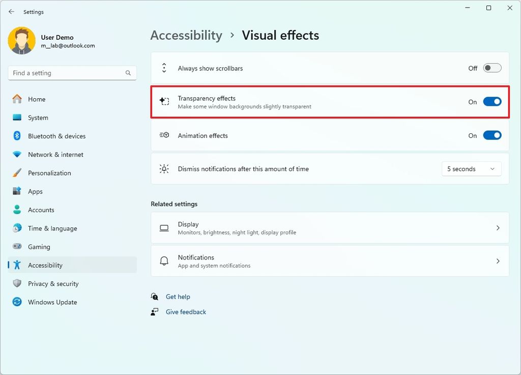 How to disable transparency effects on Windows 11 | Windows Central