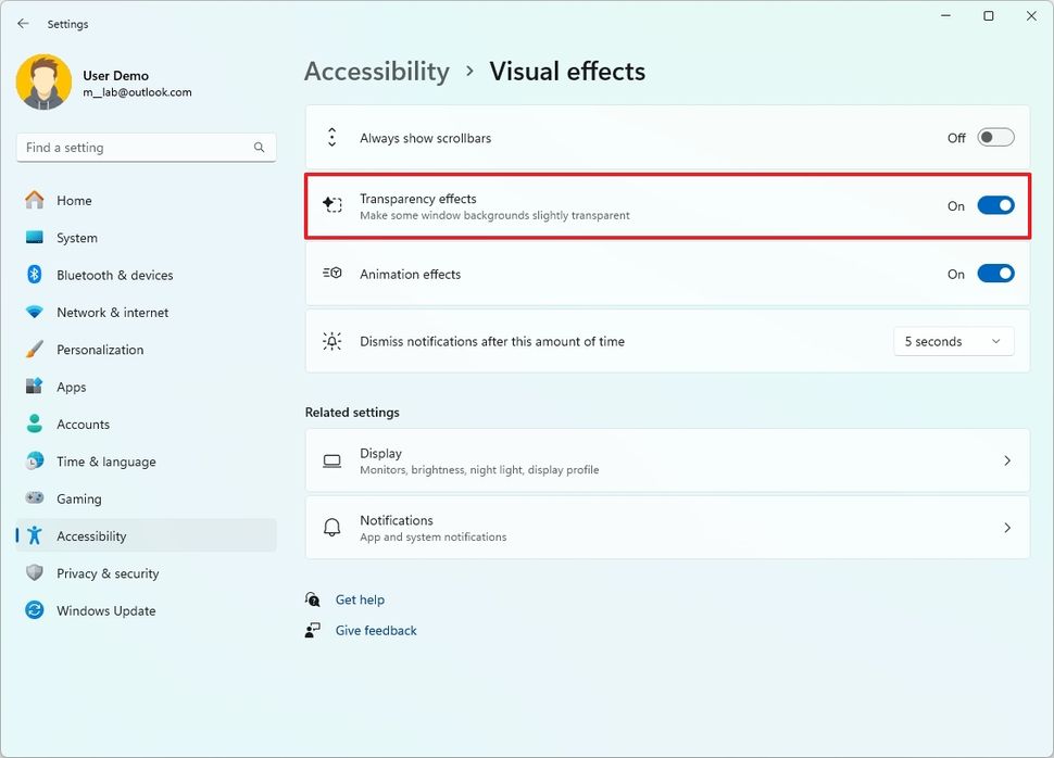 How to disable transparency effects on Windows 11 | Windows Central