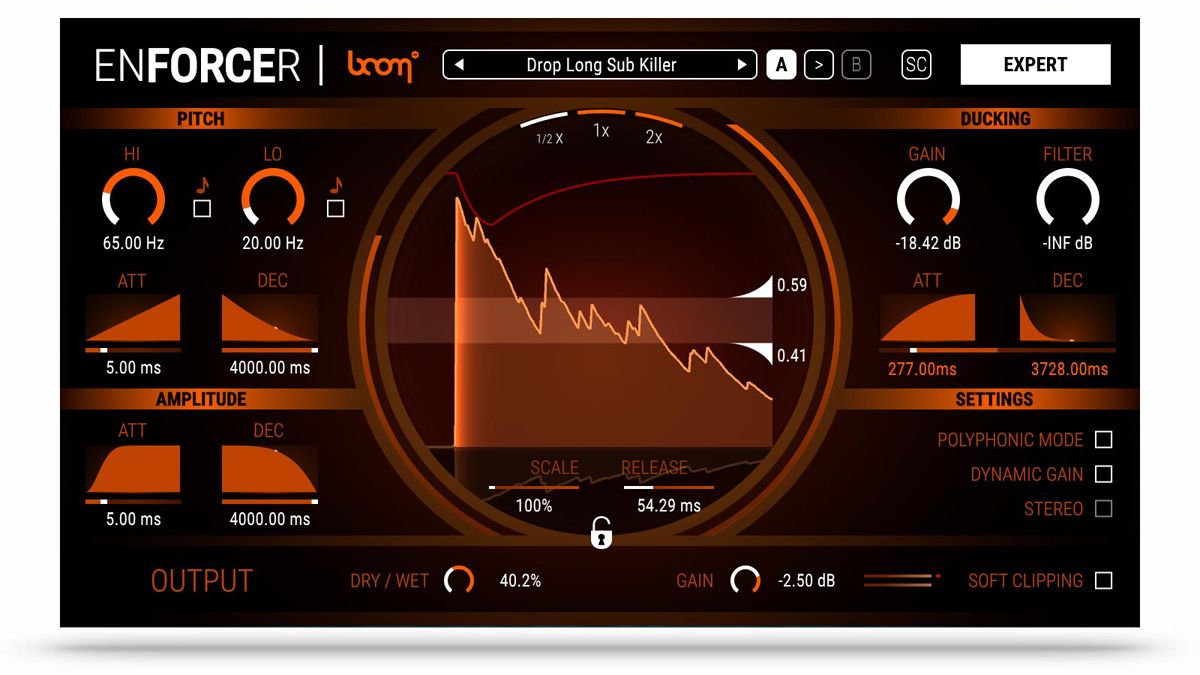 Drop a bomb on your bottom-end with the Enforcer sub-bass plugin ...