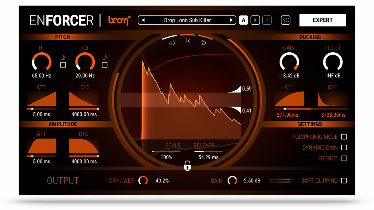 Drop a bomb on your bottom-end with the Enforcer sub-bass plugin ...