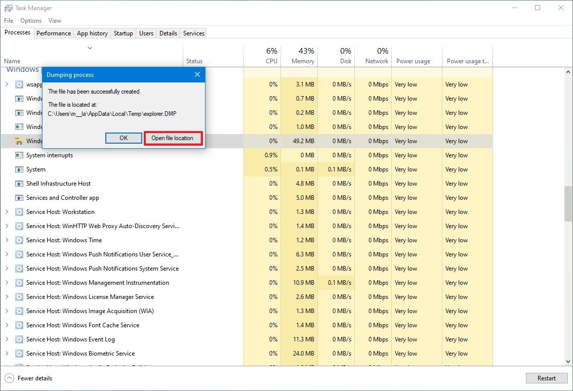 How To Create A Crash Dump File Manually On Windows 10 Windows Central