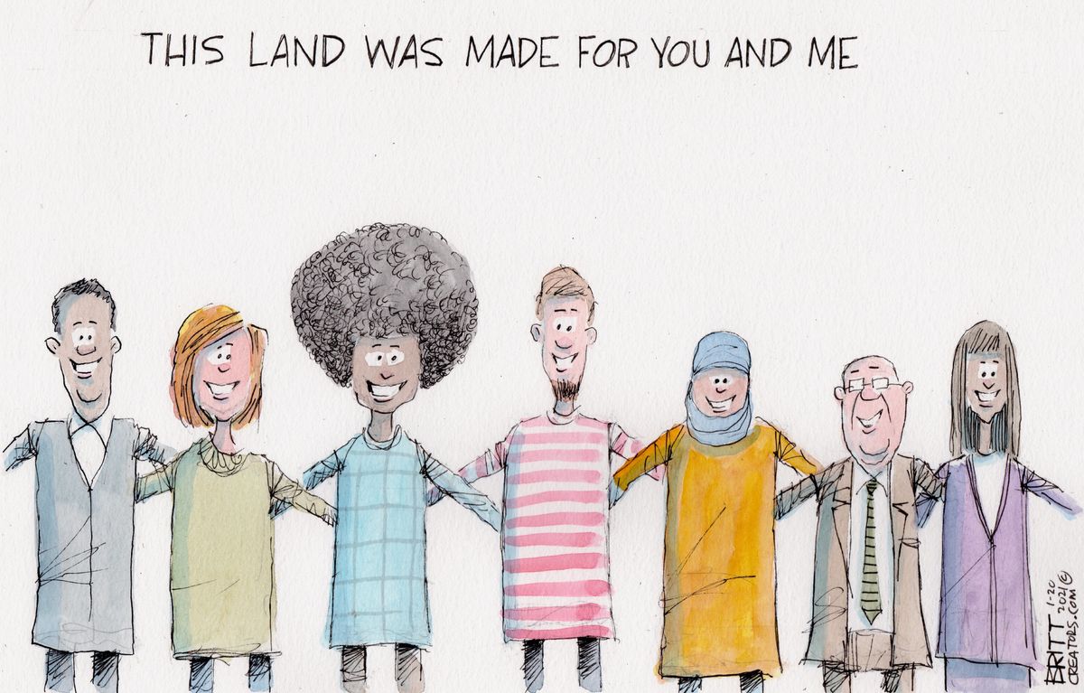 Editorial Cartoon U.S. Biden unity | The Week