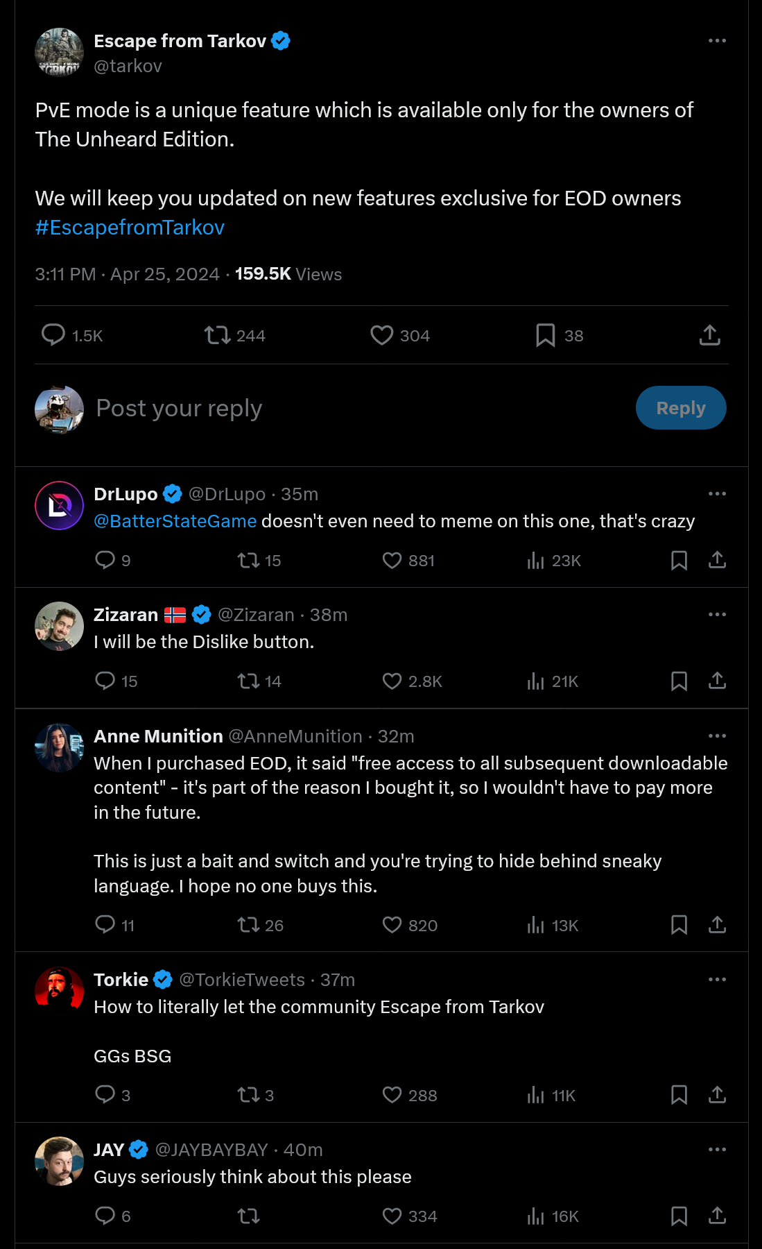 Escape From Tarkov players rage as developers lock co-op PvE behind a ...
