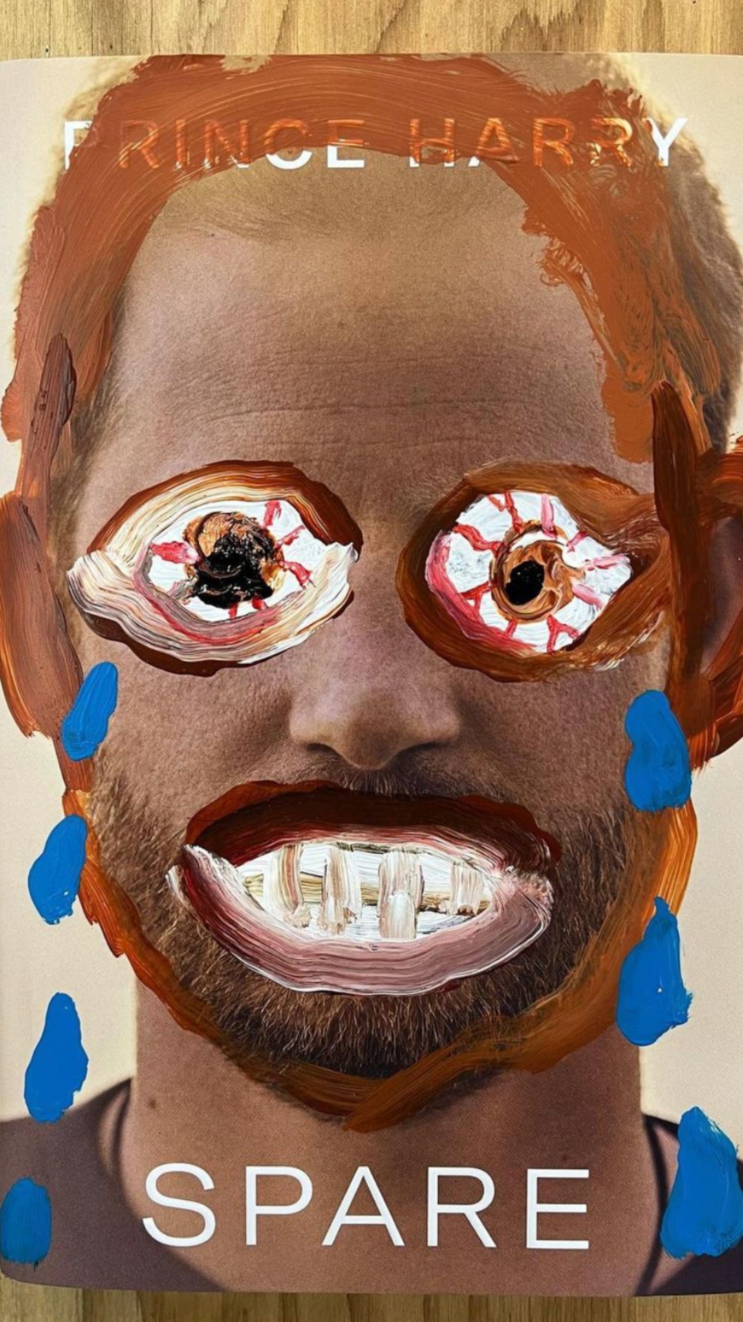 Jake Chapman is creating works of art using Prince Harry’s book | Woman ...