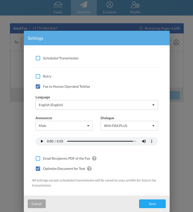 Fax.plus review | TechRadar