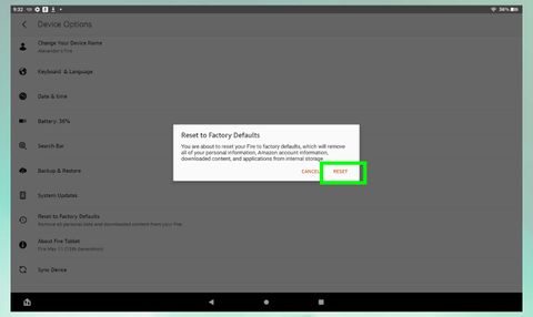 How to reset your Amazon Fire tablet | Tom's Guide