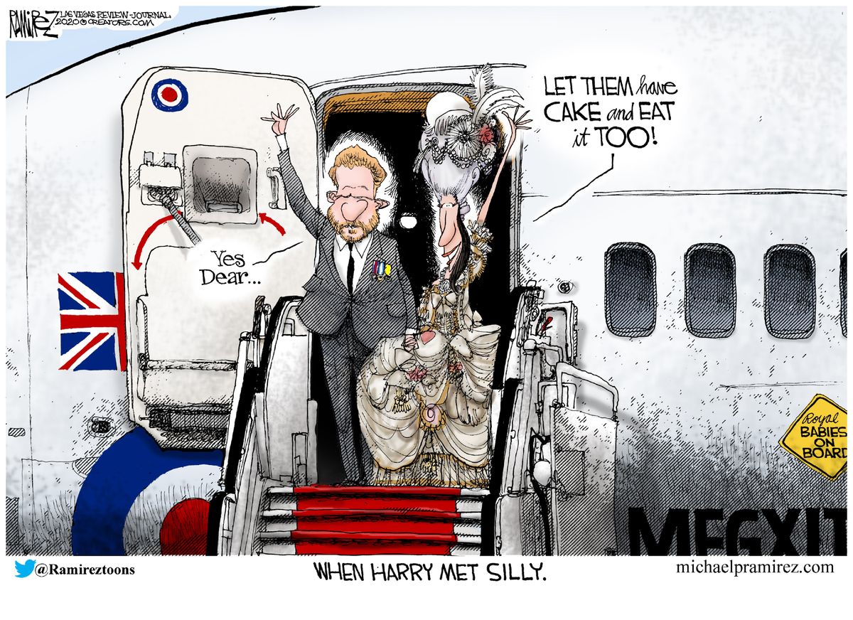 Editorial Cartoon World Prince Harry Meghan Markle Megxit | The Week