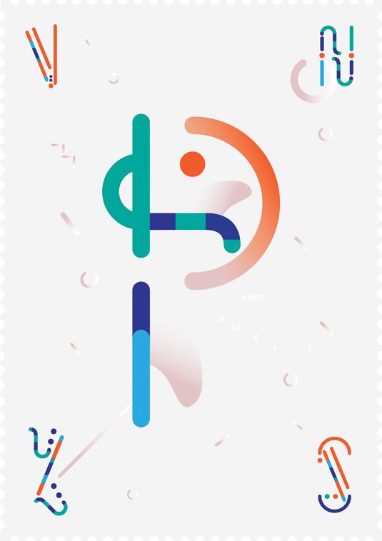 Swoopy typeface inspired by wind and sea | Creative Bloq