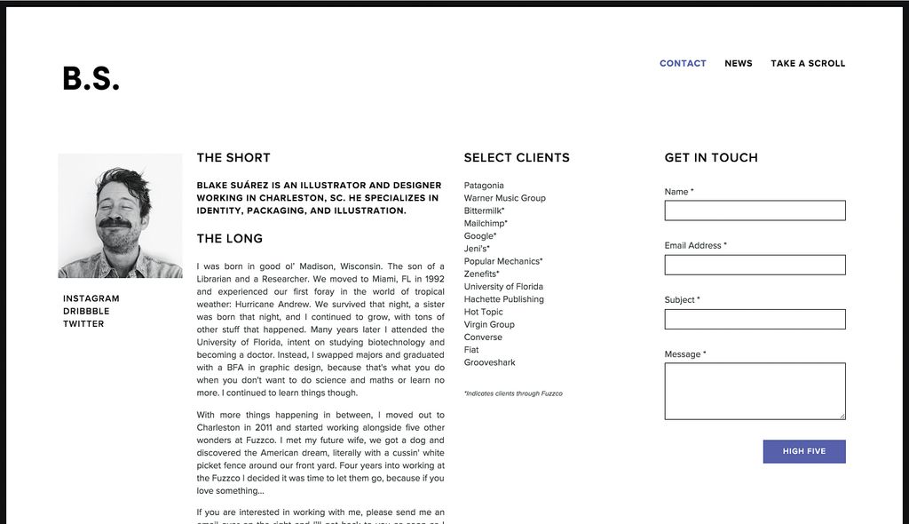 6 amazing 'About' pages to inspire you | Creative Bloq