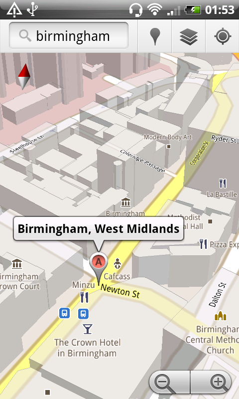 HTC Incredible S: Maps and Locations - HTC Incredible S review - Page ...