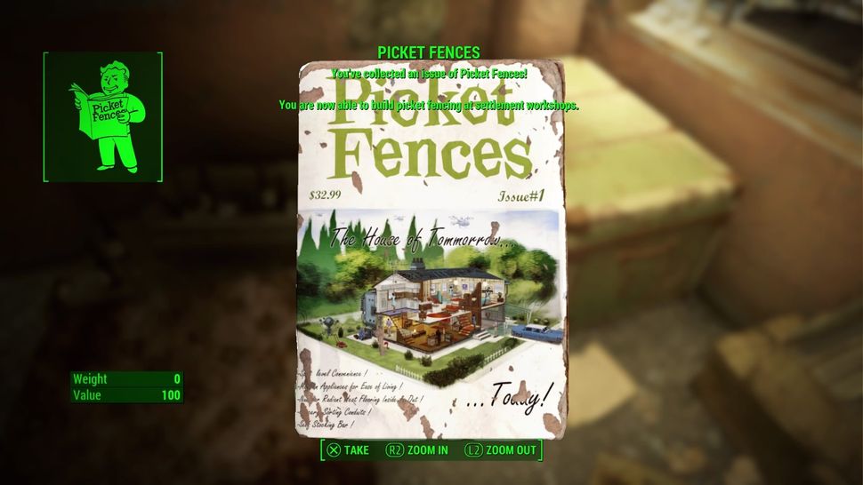 Fallout 4 Picket Fences - Fallout 4 Comic Book and Magazine Locations ...