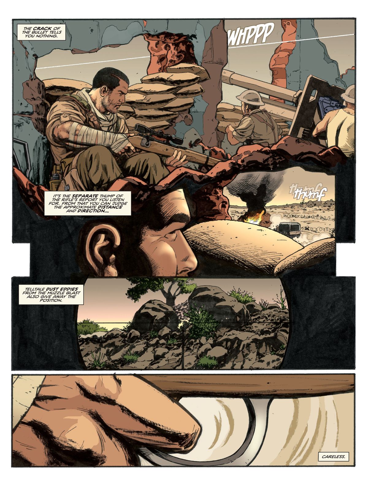 Check out the Sniper Elite III: Desert Ghost comic | GamesRadar+