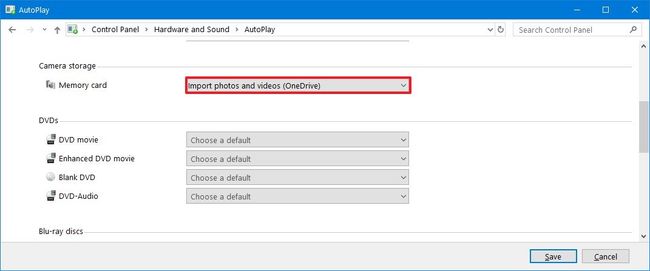 How to manage AutoPlay settings for USB drives and Memory cards on ...