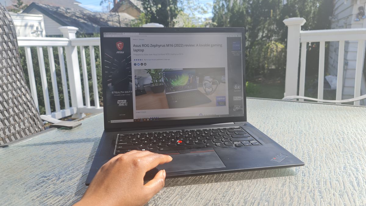 Lenovo ThinkPad P1 Gen 4 review: Near-perfect workstation, but there’s ...