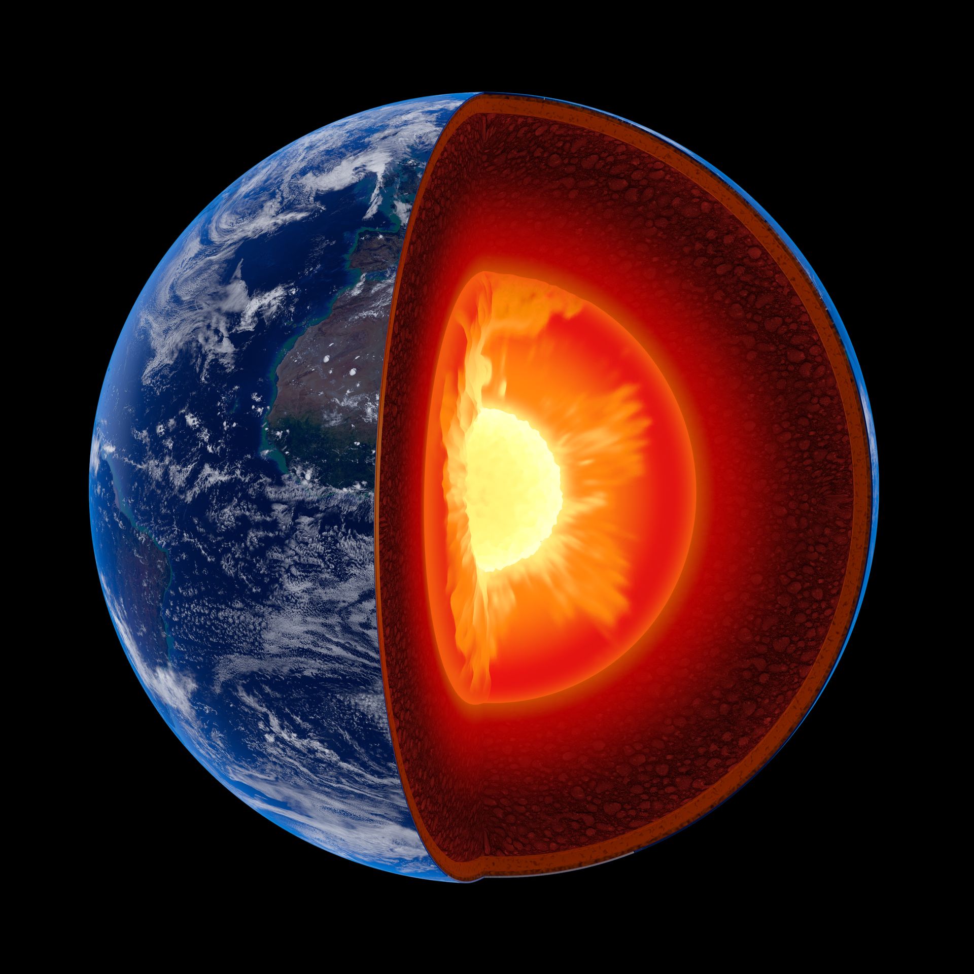 565 Million Years Ago, Earth's Core Solidified & Saved Its Magnetic ...