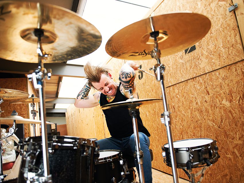 Luke Johnson's Lostprophets drum setup in pictures | MusicRadar