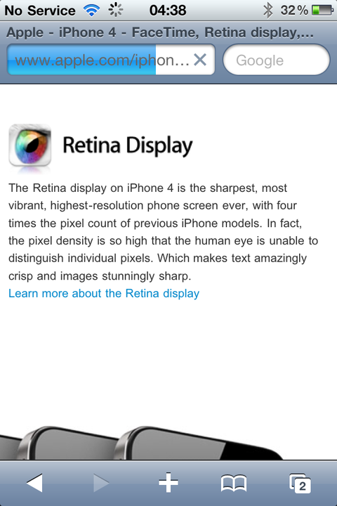Apple iPhone 4: Retina Display - iPhone 4 review - Page 2 | TechRadar