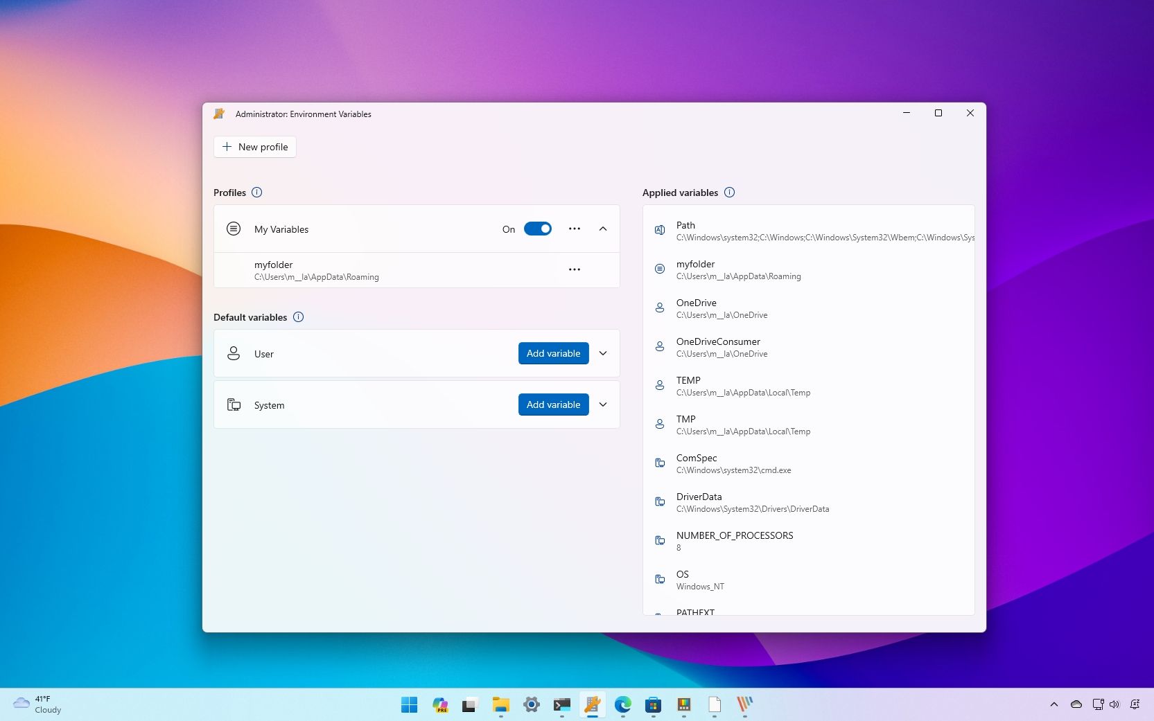 How to use PowerToys to manage environment variables on Windows 11 ...