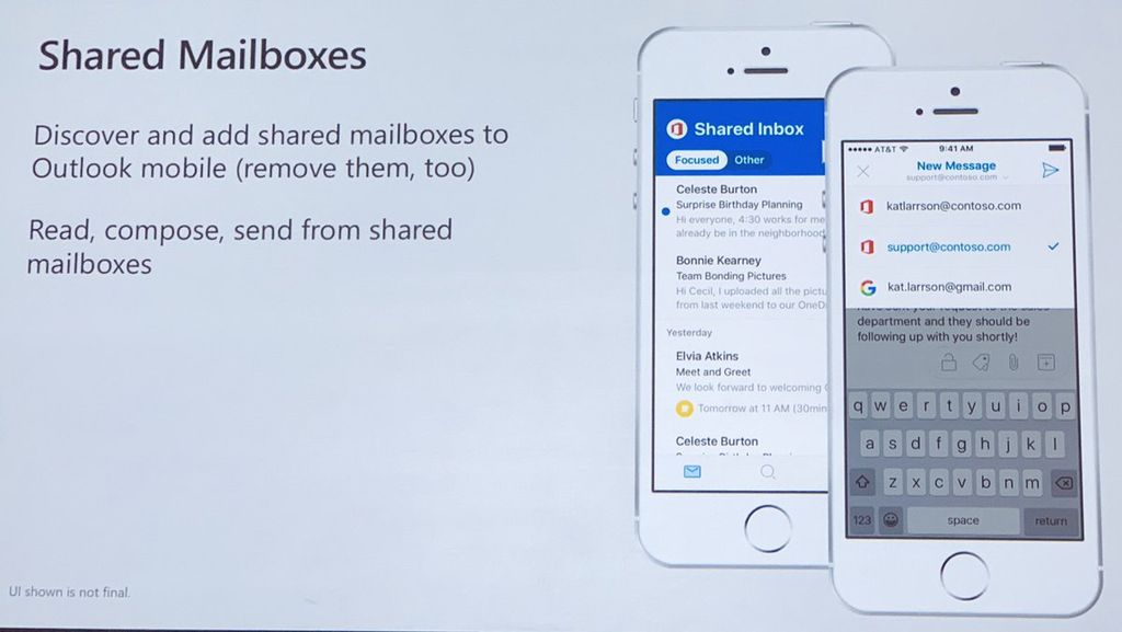First look at Outlook Mobile on iOS with modern redesign, new features ...