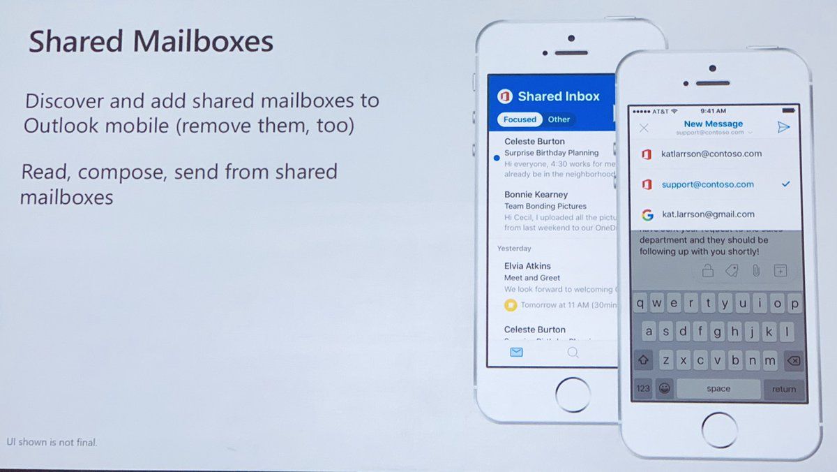 First look at Outlook Mobile on iOS with modern redesign, new features ...