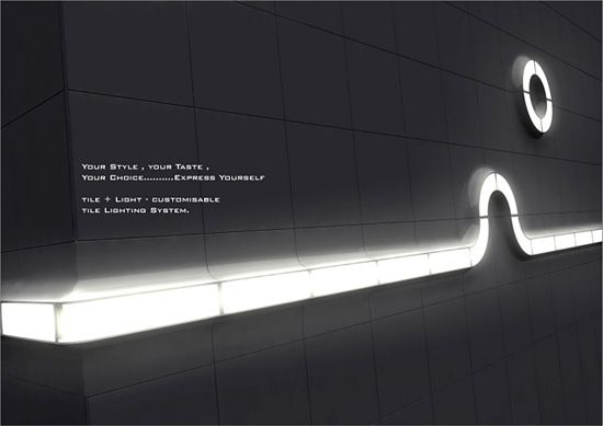 New LED illuminated bathroom tiles tech | TechRadar