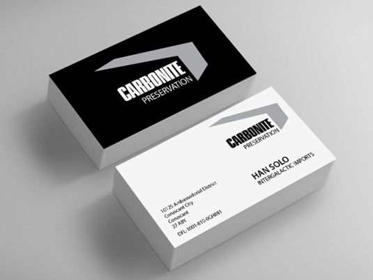 What business cards would look like in the Star Wars universe ...