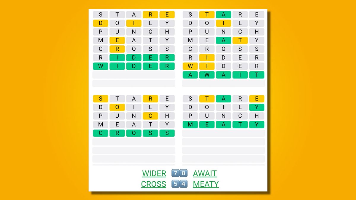 Quordle today - hints and answers for Tuesday, May 23 (game #484 ...