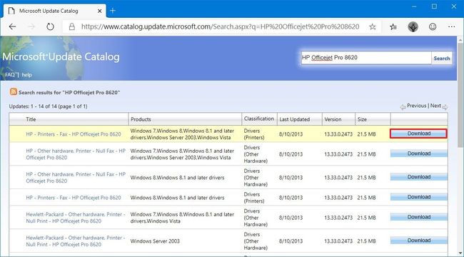 How to install a printer using the Windows Update Catalog driver on ...