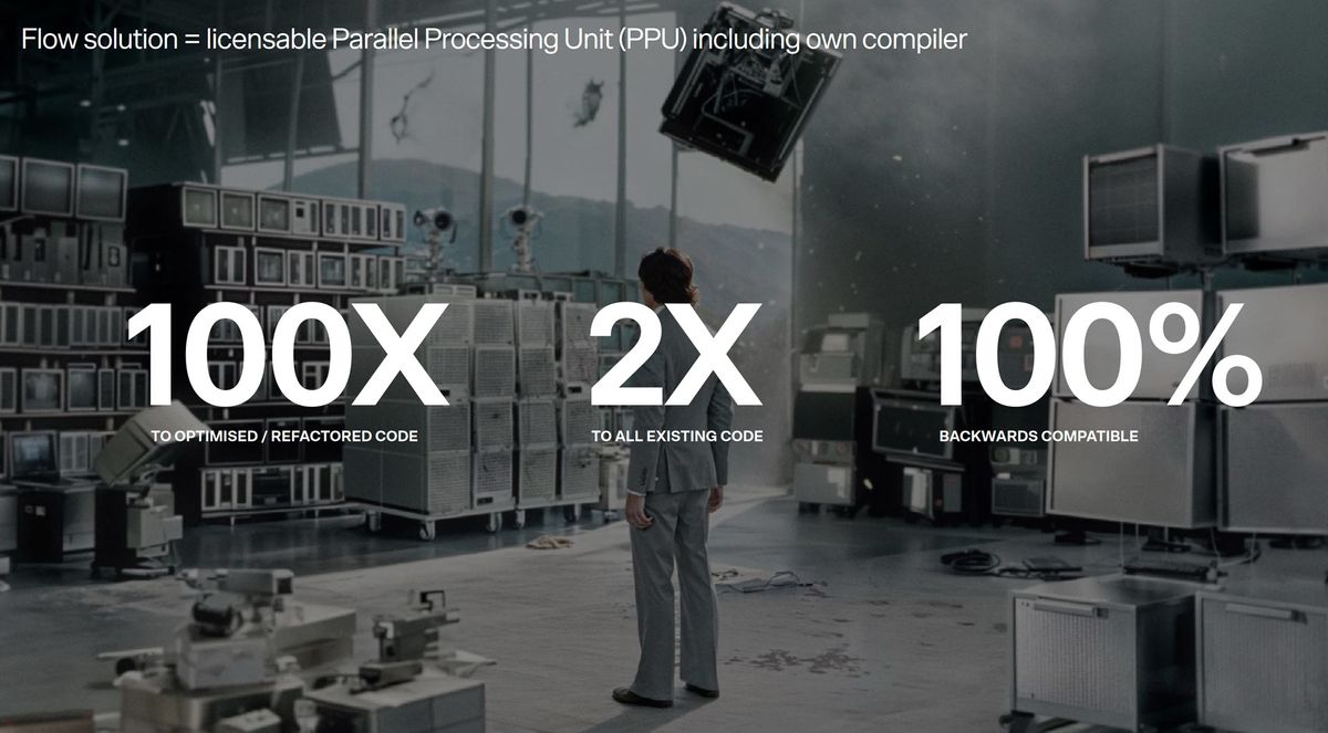 Startup claims it can boost any processor's performance by 100X — Flow Computing introduces its ...