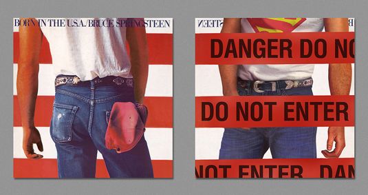 Classic album covers seen from the other side | Creative Bloq