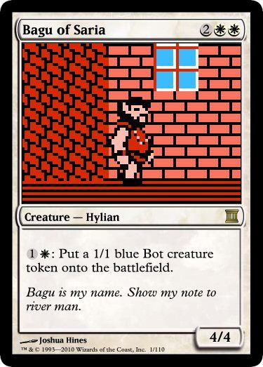 The complete Zelda II Magic: The Gathering card set | GamesRadar+