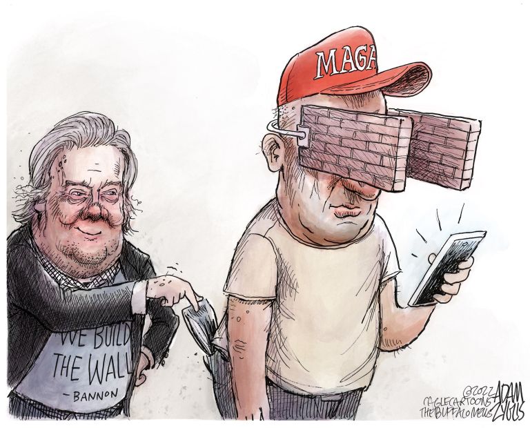 5 scathingly funny cartoons about Steve Bannon's indictment | The Week