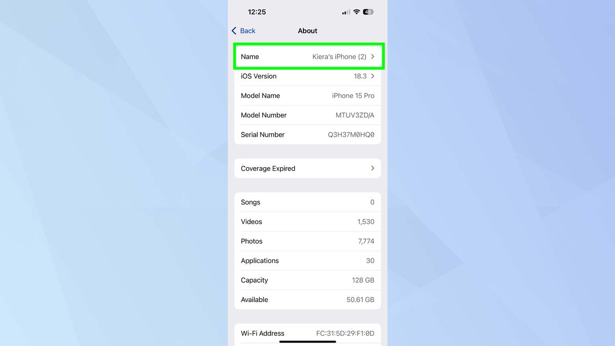 How to change your iPhone name | Tom's Guide