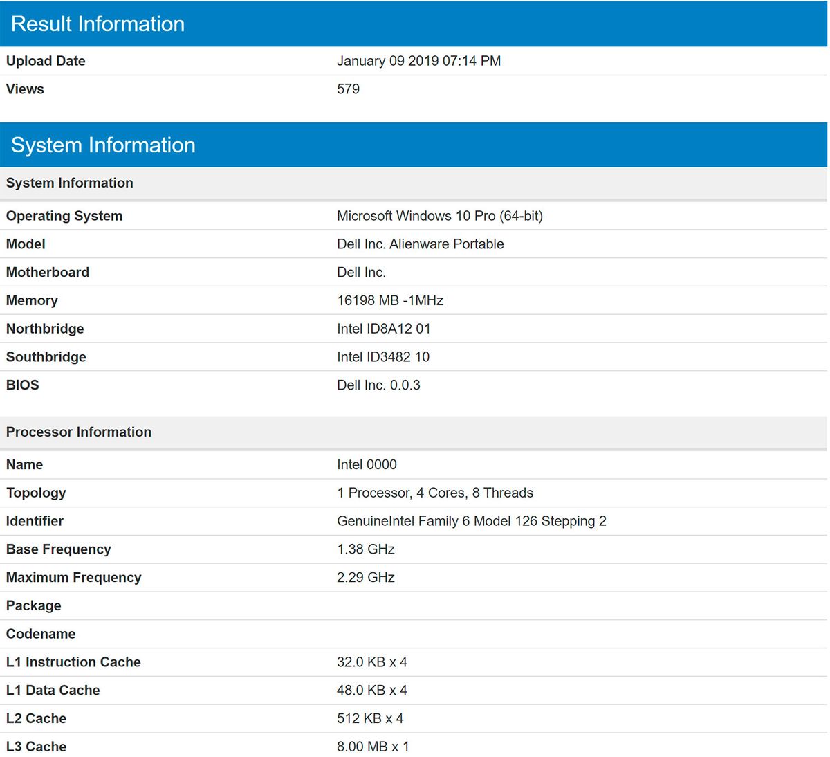 Intel 10nm Ice Lake CPU Specs Leak Points to Double L2 Cache | Tom's ...