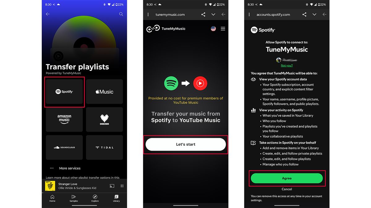 How to transfer playlists to YouTube Music from Spotify and other ...