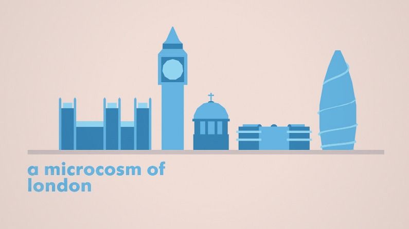 Gorgeous isometric animation celebrates a microcosm of London ...