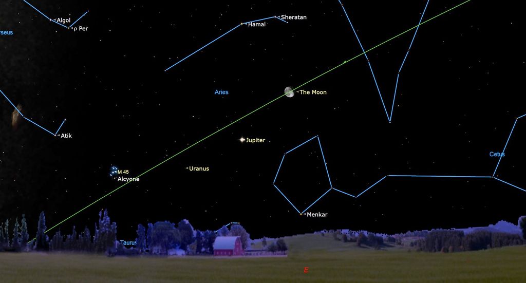 See the moon meet up with Jupiter on Sept. 4. | Space