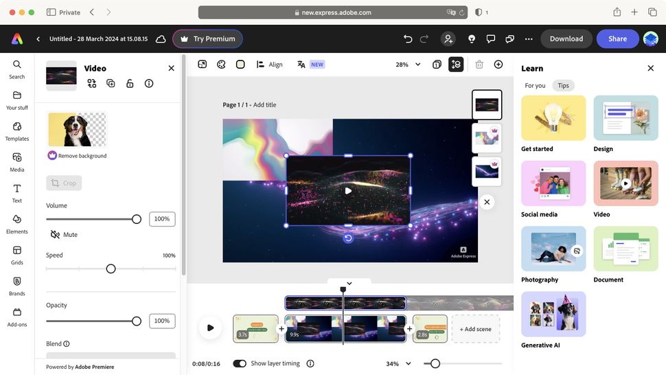 Adobe Express (2025) review | TechRadar