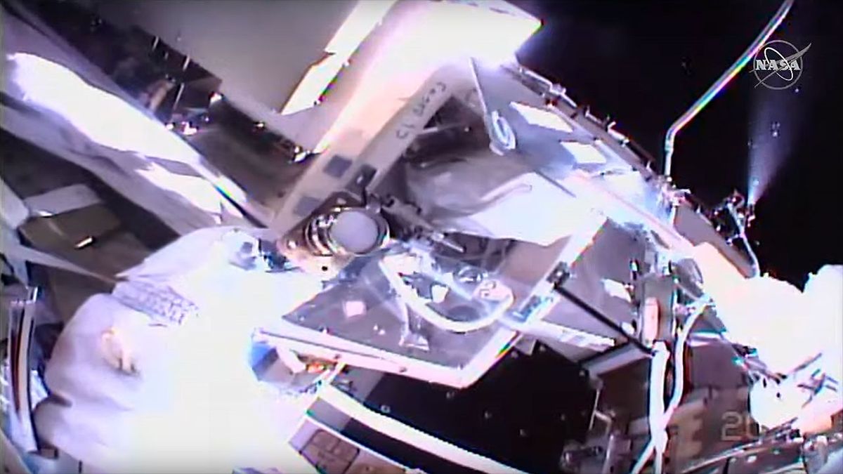 Spacewalking astronauts wrap up maintenance work on space station | Space