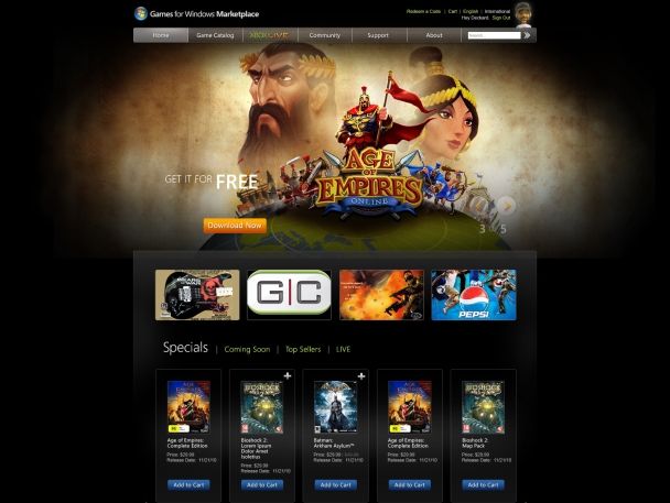 Microsoft unveils all-new Games for Windows Marketplace | TechRadar